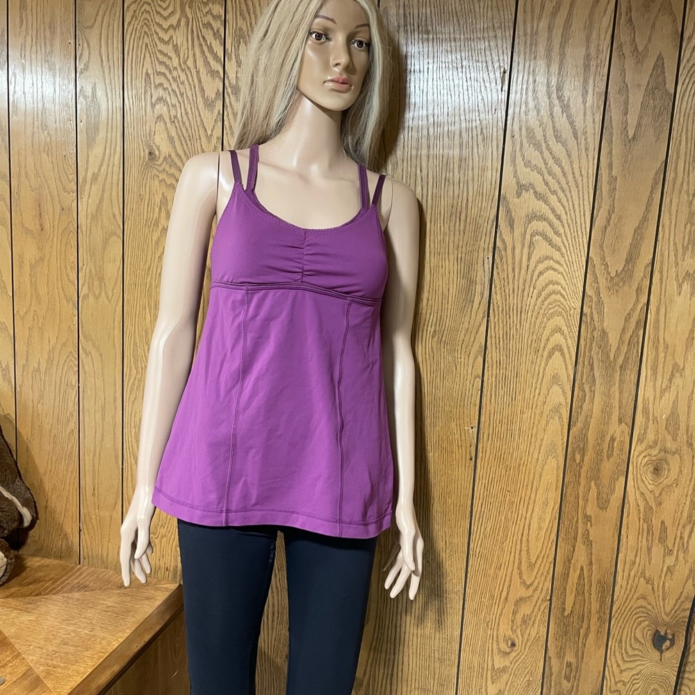Lululemon" Warrior 1 Double Strap Yoga Workout Tank T… - Gem